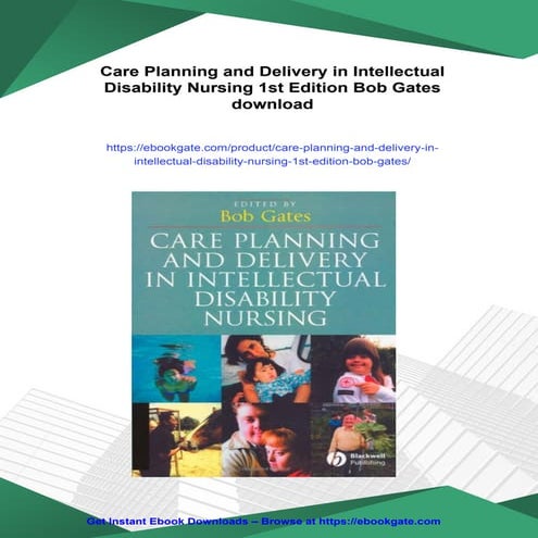Care Planning and Delivery in Intellectual Disability Nursing 1st ...