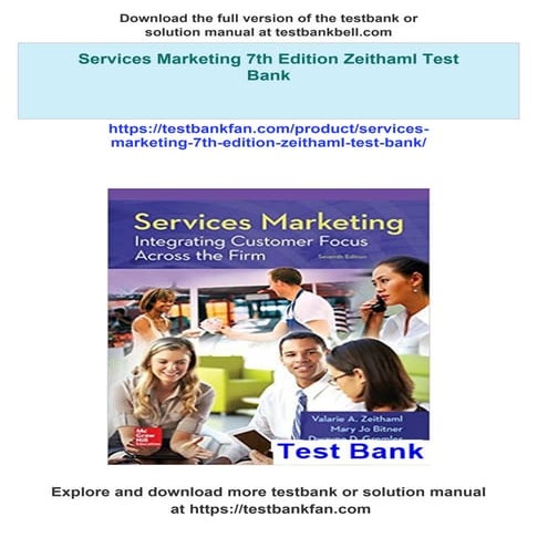 Instant download Services Marketing 7th Edition Zeithaml Test Bank pdf ...