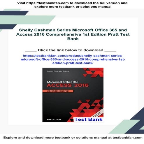 Shelly Cashman Series Microsoft Office 365 and Access 2016 ...
