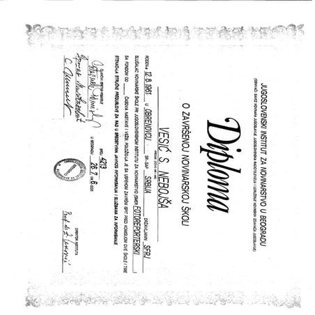 diploma - fotoreporter | PDF