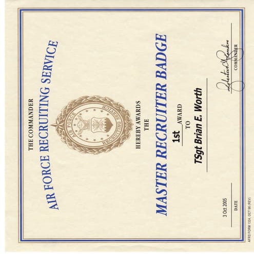 Master Recruiter Gold Badge | PDF