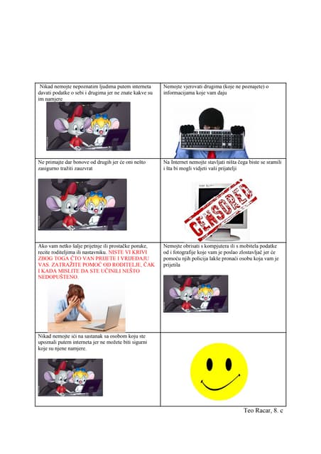 Strip - Sigurnost na internetu | PDF