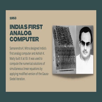 Indian Computing History | PPT