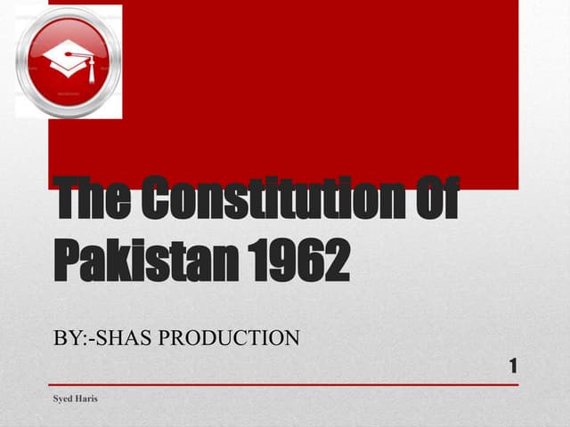Branches of government / Structure of Government in Pakistan | PDF