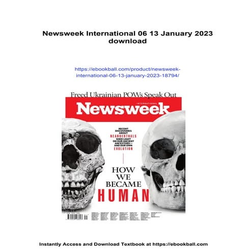 Newsweek International 06 13 January 2023 | PDF
