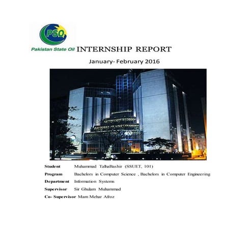 INTERNSHIP REPORT | DOCX