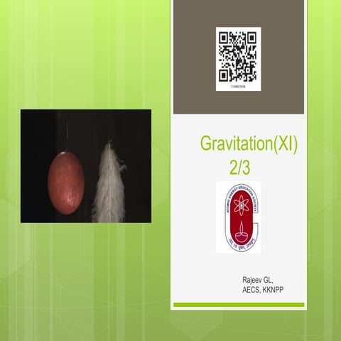 gravitation class 11 ppt for art integrated project | PPSX