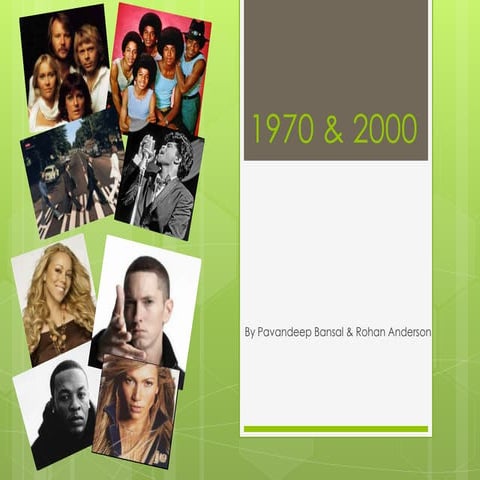 1970 & 2000 | PPTX | Hip Hop Music | Music