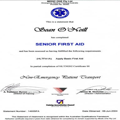 Senior First Aid 2004 | PDF