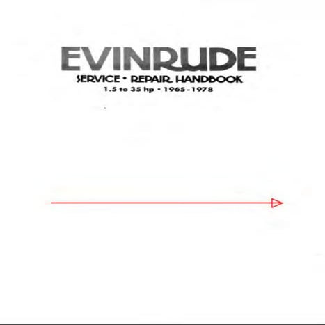 1970 johnson evinrude outboard 30 hp service repair manual | PDF