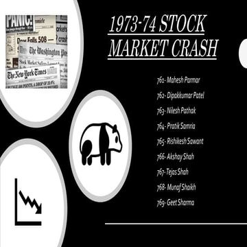 1973 74 stock market crash | PPTX