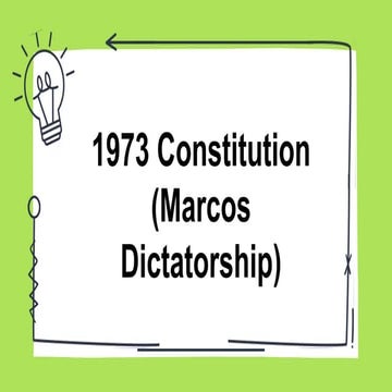 Constitution Of The Philippines (1973) | PPT