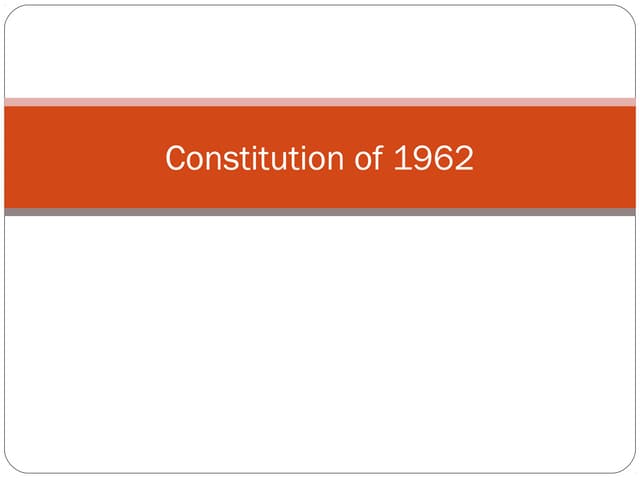 Constitution Of The Philippines (1973) | PPT