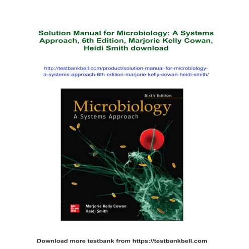Solution Manual for Microbiology: A Systems Approach, 6th Edition ...