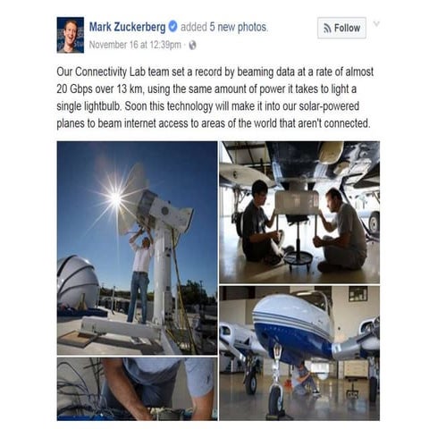 AIRBORNE-RF-COMM TERMINAL AND GROUND STATION FOR FACEBOOK | PPTX