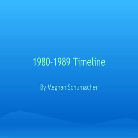 1950's Timeline | PPT