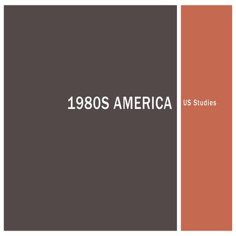 1980s America | PPTX