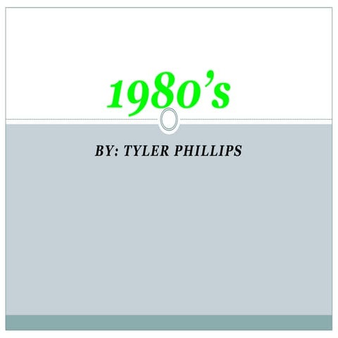 1980’s power point | PPTX