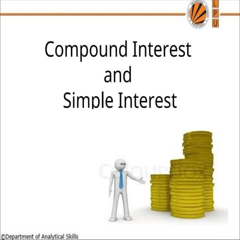 Simple and compound interest (1) | PPTX