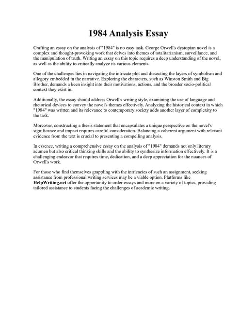 George Orwell 1984 Essays.pdf