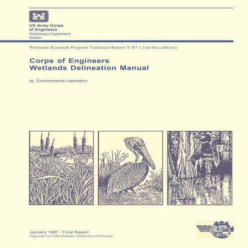 1987 army-corps-wetlands-delineation-manual | PDF