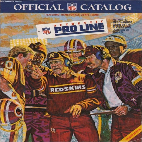 1987 NFL Pro Line Catalogue | PDF