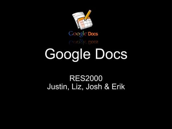 Google docs presentation | PPTX