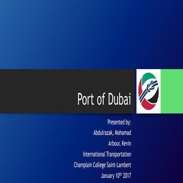 List Of Major Ports In Dubai And The United Arab Emirates.pdf