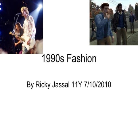 1990s fashion | PPT