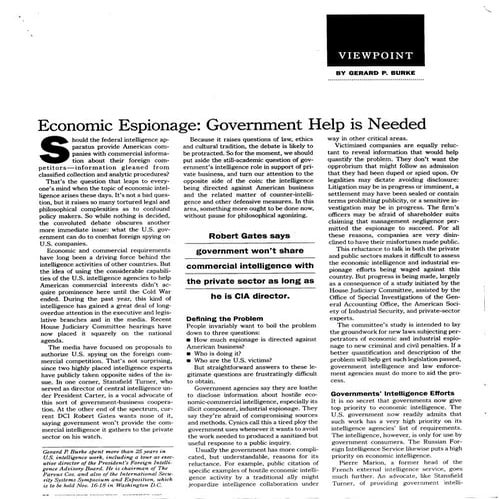 1992.ge.economic espionage | PDF