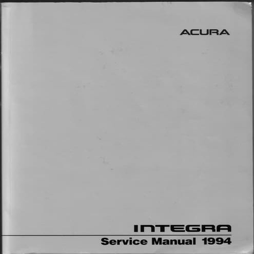 1995 Acura Integra Service Repair Manual.pdf