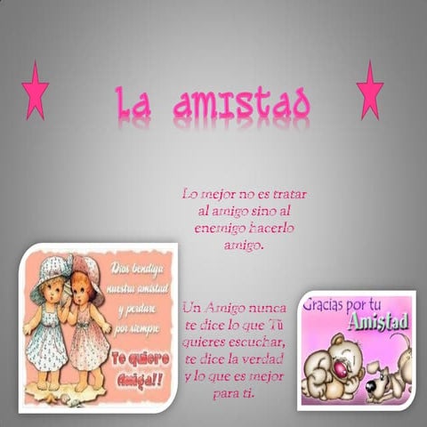 La Amistad | PPT