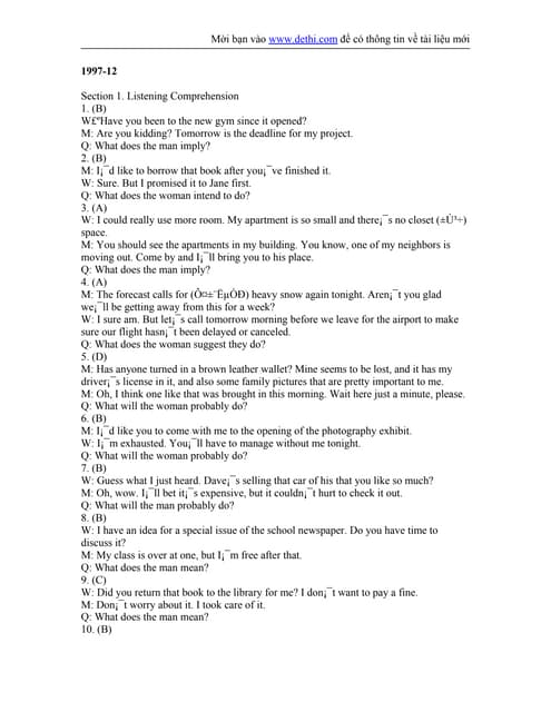 1997 05 script | PDF