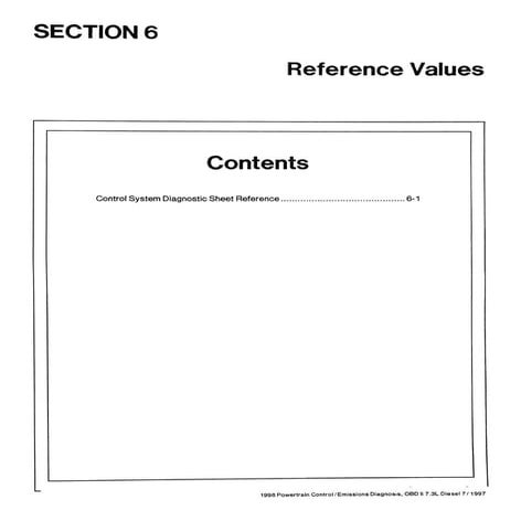 1998-99 PCED 73 Section 6 - Reference Values | PDF
