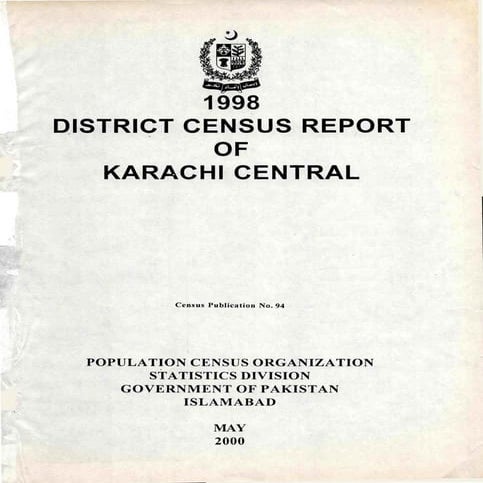 1998 District Census Report of Karachi Central.PDF