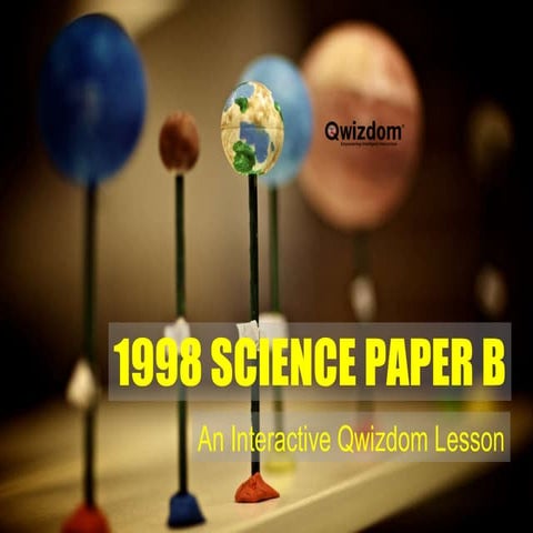 1998 science paper b | PPT