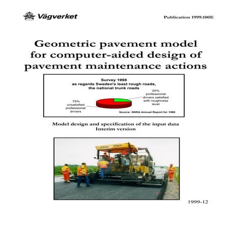 Geometric pavement model for computer-aided design of pavement ...