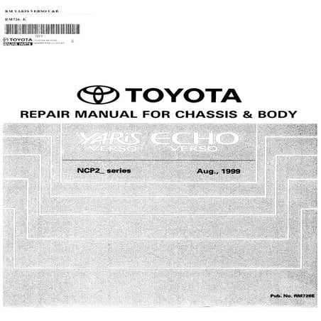 1999 Toyota Yaris Verso Echo Verso Service Repair Manual.pdf