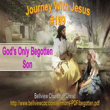 199 God’s Only Begotten Son | PPT