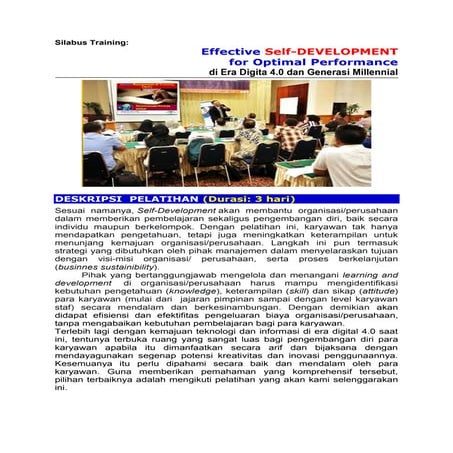 Silabus Pelatihan_"Effective Self-DEVELOPMENT for Optimal Performance"_di Era Digital 4.0 dan ...