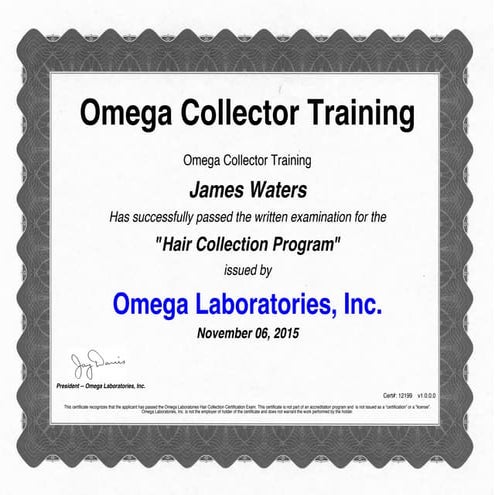 Omega Collector Training | PDF