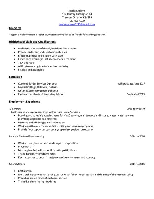Daniel S resume | DOCX