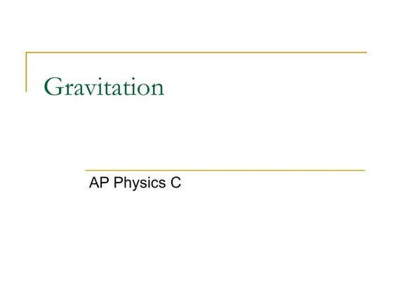 Comp3 gravitation | PDF