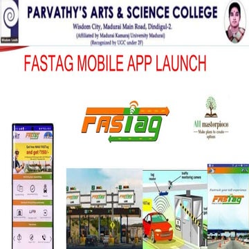Presentation on Fastag | PPTX