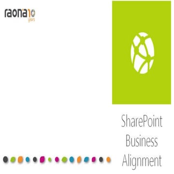 what to do to align sharepoint with your business needs? | PPT