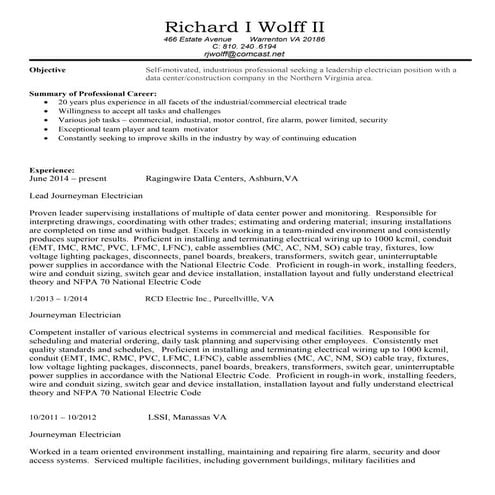 Rick resume 2016 | PDF