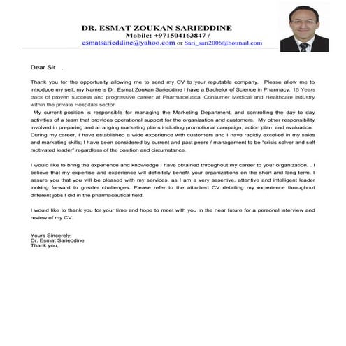 ESMAT ZOUKAN SARIEDDINE CV2 (1) | PDF