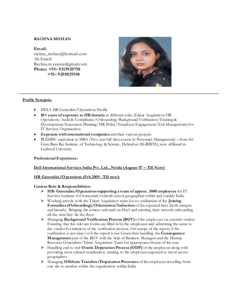 Old Resume