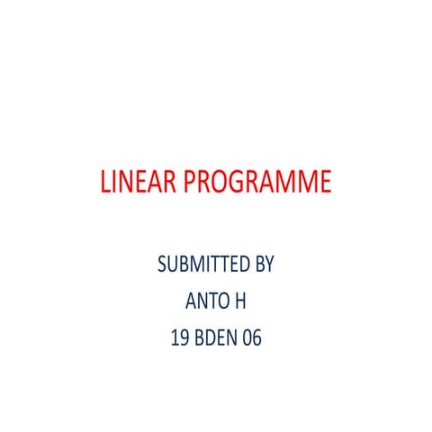 Linear Programme In Ict In Education Pptx Computer Software And