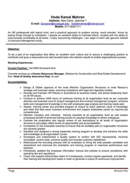 Alison November 2011 Resume | PDF